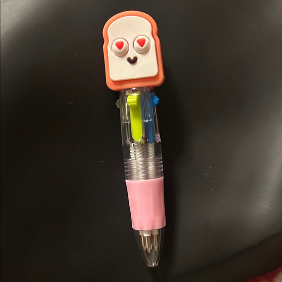 Other | Cute Bread Topper Multicolor Pen | Poshmark